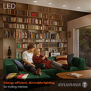 SYLVANIA LED PAR38 Light Bulb, 90W = 13W, 10 Year, Non-Dimmable, 1050 Lumens, Wet Rated, Energy Star, 3000K, White - 2 Pack (79276)