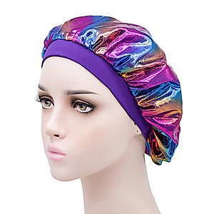 Kids Bonnets for Girls Curly Hair Bonnet for Kids Satin Sleep Caps for Girls Hair Cover for Sleeping Silk Night Cap for Kids
