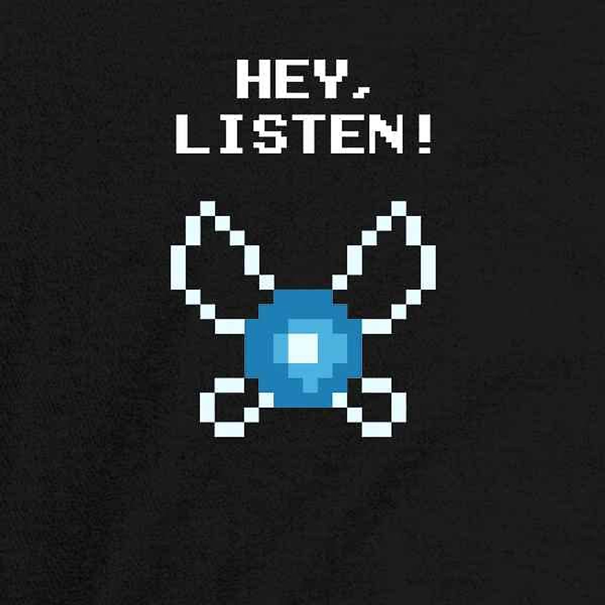 Pop Threads Hey Listen Navi Video Gaming Gamer Infant Bodysuit Unisex Baby Girl Boy Clothes Black 6M