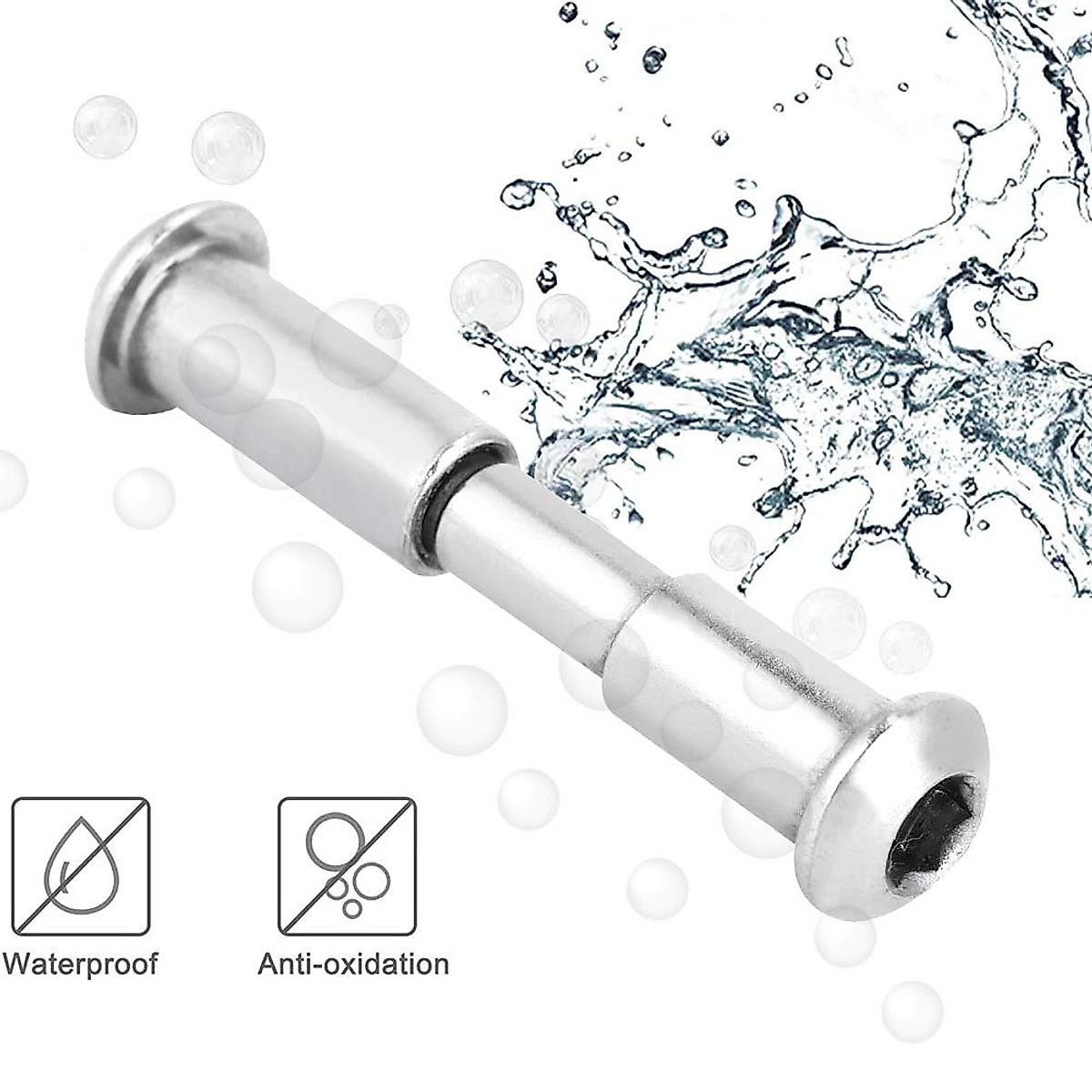 SolUptanisu Fixed Bolt Screw Folding,for MIJIA M365 Electric Scooter Replacement Hinge Bolt Skateboard Assembled Screws Parts Pothook