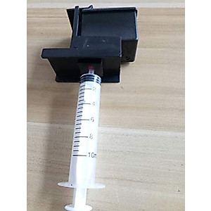 AQree 3in1 Ink Refill Cartridge Clip+ 2pcs Rubber Pads + Syringe Tool Kit for HP 60 61 62 63 65 901 67 67XL