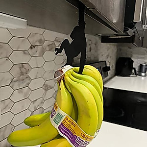 Black Banana Monkey Hook, Monkey Wall Hook, Hold Your Bananas in a Unique Way