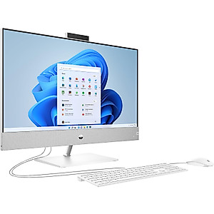 HP 2023 Pavilion All-in-One 27 FHD Desktop Computer, 13th Gen Intel 18-Core i7-13700T, GeForce RTX 3050 4GB, 64GB DDR4 RAM, 2TB PCIe SSD + 1TB HDD, WiFi 6, BT 5.3, Windows 11 Pro, BROAGE