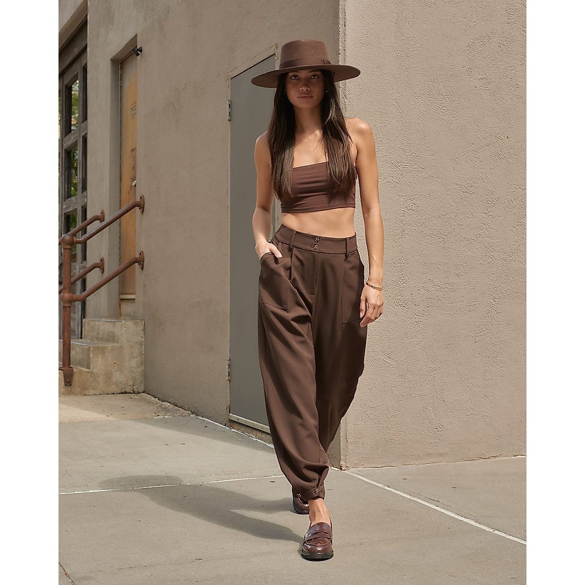 The Drop Women's Java High Waist Utility Pants by @Coveteur, 3X, Plus Size