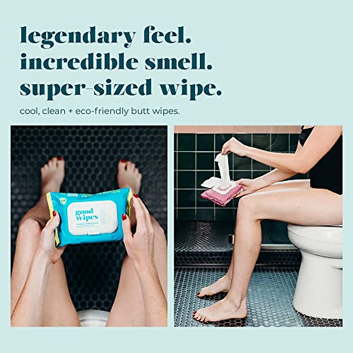 Goodwipes Flushable & Plant-Based Wipes with Botanicals | Dispenser for At-Home Use | Variety Pack with Aloe Septic and Sewer Safe | 240 count (4 packs) - Biggest Adult Wipes