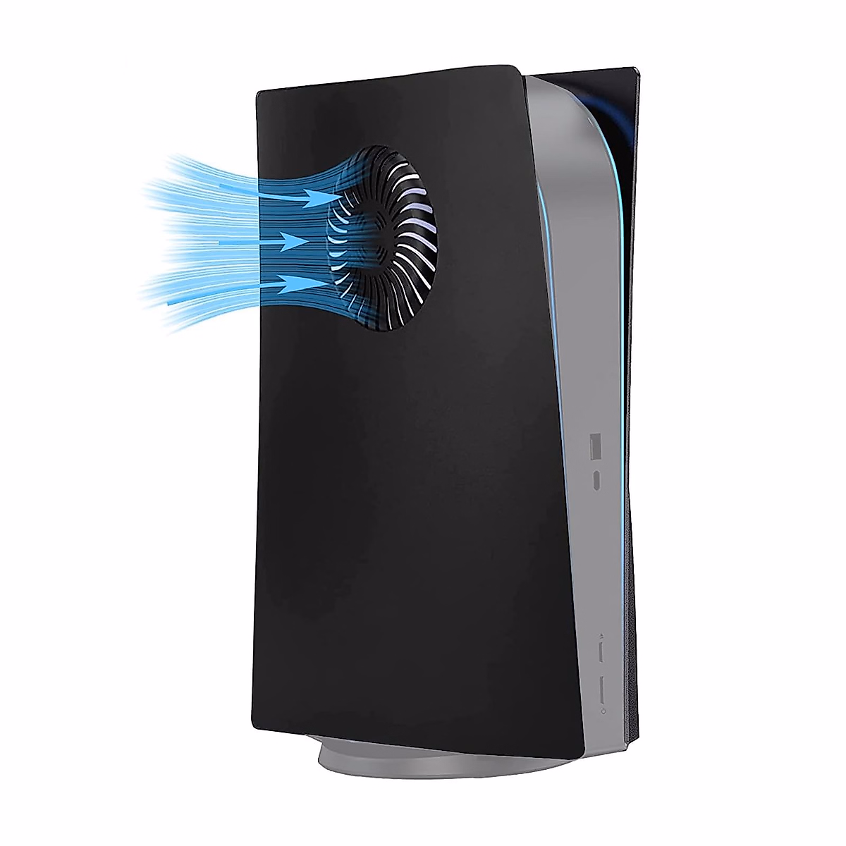 for PS5 Accessories Faceplate for Playstation 5 Disc Version Protective Shell Cover ​Replacement Face Plate ABS Anti Scratch Dustproof Replacement Faceplate Shell with Heat Sink