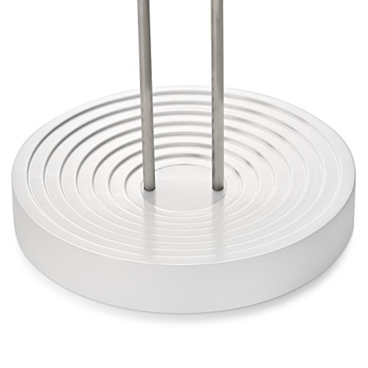 KOHLER Paper Towel Holder with Weighted Base, Tension Loop, Quick One Handed Tear, (Fits Standard and Oversized Rolls), Charcoal