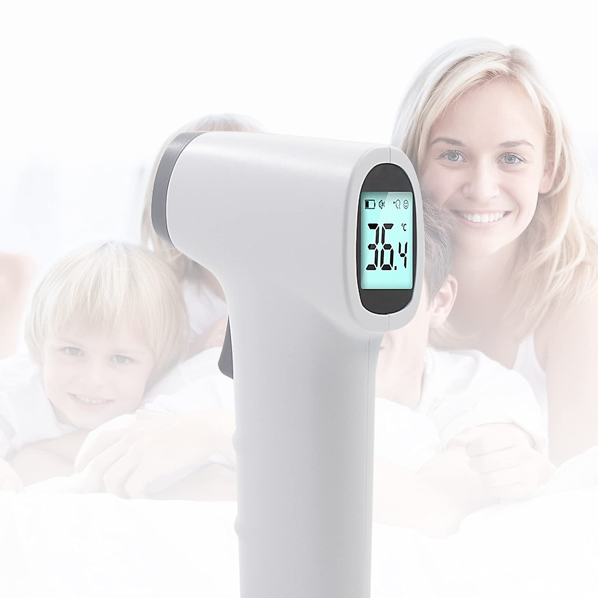 Contec TP500 Medical Infrared Thermometer Baby Thermometer Gun Body Forehead Ear Temperature Gun LCD,Digital Infrared Thermometer for Adults, Kids,Measurement time ≤ 1 Second,one-Year Warranty