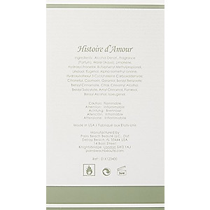 Histoire D'amour By Aubusson For Women. Eau De Toilette Spray 3.4 Ounces