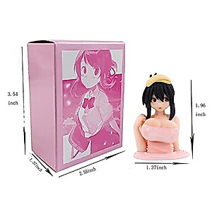 Shaking Girl Car Ornaments, Bobbleheads for Car Dashboard, Car Dashboard Decorations, Kawaii Action Model Doll for Room Desktop Car Dashboard (2PCS)