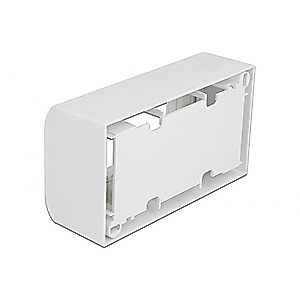 Delock Surface-Mounted housing for Easy 45 modules 152 x 82 mm, White