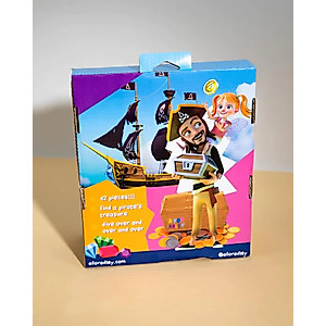 A FOR ADLEY Merch, Adley Toy Pirates vs Fairies Treasure Dive Chest for Boys and Girls for Water Toy Fun as Seen on Adley's You Tube Channel