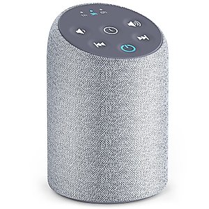 Jack & Rose White Noise Machine for Adults, Adults Sound Machine with Backlight Button & Fabric Design, Travel Sound Machine for Sleeping