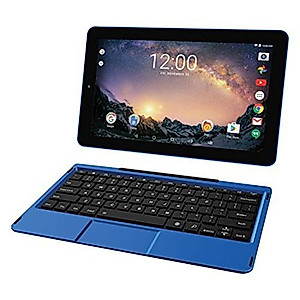 RCA 2018 Premium High Performance Galileo Pro 11.5" Touchscreen Tablet Computer with Detachable Keyboard, Intel Quad-Core Processor 1GB Memory 32GB SSD Webcam WiFi Bluetooth Android 6.0, Blue
