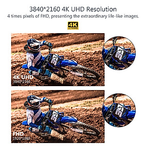 Z-Edge 27-inch Gaming Monitor Ultra HD 4K, 60Hz Refresh Rate, 3840x2160 IPS LED Monitor, 300 cd/m², HDMIx2+DPx1, U27P4K FreeSync Technology