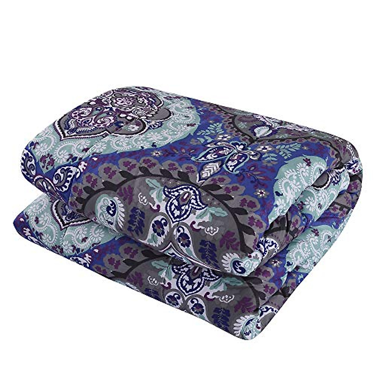 Modern Threads Cathedral 8-Piece Printed Reversible Bed in A Bag Full