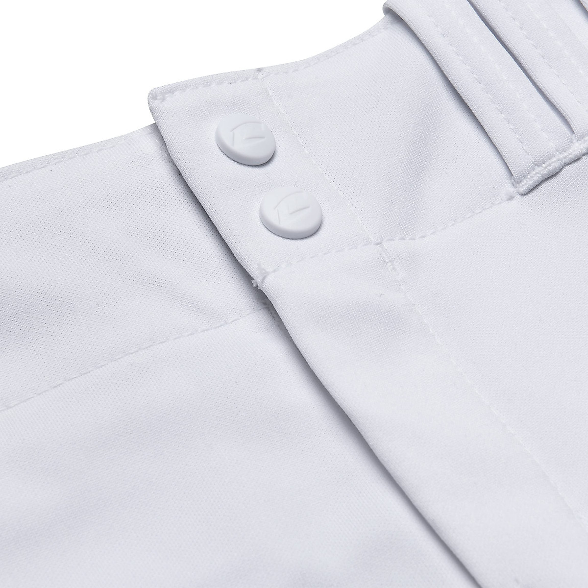 CHAMPRO Women's Tournament Traditional Low-Rise Polyester Softball Pant, Large, White