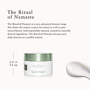 RITUALS Namaste Natural Hydrating Body Cream - Body Moisturizer with Hyaluronic Acid, Shea Butter, Sesame Seed Oil, Sunflower Oil & More - 7.4 Fl Oz