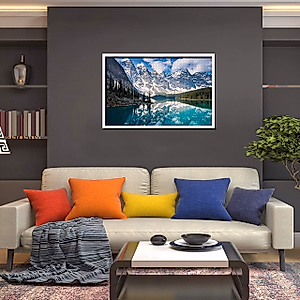 Enovoe Puzzles for Adults 1000 Pieces - Featuring Moraine Lake Alberta - Challenging and Educational Masterpieces Puzzle for Kids - Large, 27x 20 inches - Jigsaw Puzzles 1000 Pieces for Adults