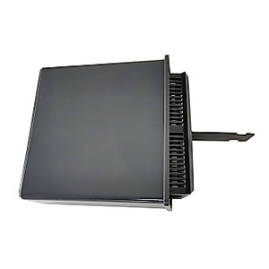 MUHWA 24 Places Microscope Slides Staining Rack and Jar, 2 Sets, Gray/White