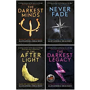 The Darkest Minds Series by Alexandra Bracken 4 Books Collection Set Exclusive Slipcase Edition (The Darkest Minds, Never Fade, In The Afterlight & The Darkest Legacy)