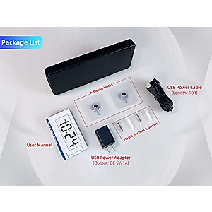 XUANZIT Wall Clock - LED Digital Wall Clock with Dynamic RGB Display, Big Digits, Auto-Dimming, 12/24Hr Format, Small Silent Wall Clock for Living Room, Bedroom, Farmhouse, Kitchen, Office