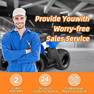 Sunwhale ATV Cover Waterproof Heavy Duty - 4 Wheeler Cover Universal Outdoor Quad Rain Cover All Season Weather fit for Up to 98'' Polaris Sportsman Yamaha Honda Kawasaki Quad Bike-XXXLarge