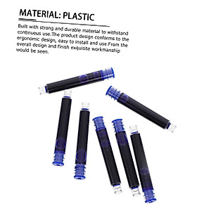 STOBOK 2 Sets 200pcs Black Ink Sac Erasable Pens Refill Refillable Fountain Pen Fountain Pen Ink Fountain Ink Pen Refills Cross Ink Fill Ink Universal Plastic Ink Gall Student