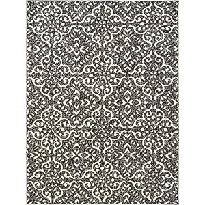 Gertmenian Area Rug 3 Piece Sets Non-Shedding Soft Modern Contemporary Carpet pc Living Room Dining Entryway Bedroom Runner Rugs Gift Set, 2x6 5x7 8x10 Large, Brown Abstract Floral, 81741