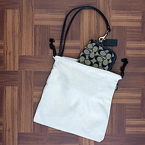 ZENPAC 11x11.5 3 Pack Large Dust Bag for Handbag, Fabric Storage Bags for Purses