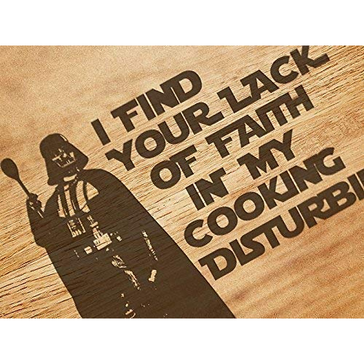 Vader Sith Bamboo Cutting Board, Wedding Gifts, Housewarming Gift, Christmas Butcher Block