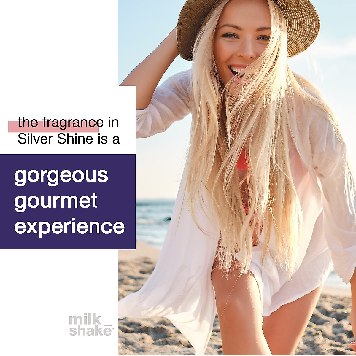 milk_shake Silver Shine Whipped Cream No-Rinse Creamy Conditioning Foam, 6.8 Fl Oz