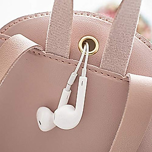 Women Small Cell Phone Purse Backpack Crossbody Bag Girls Trendy Smartphone Wallet Lightweight Pouch Bag Sweden simple style normcore Ultralight Travel Cute Waterproof Mini Shoulder Bag (Pink2)