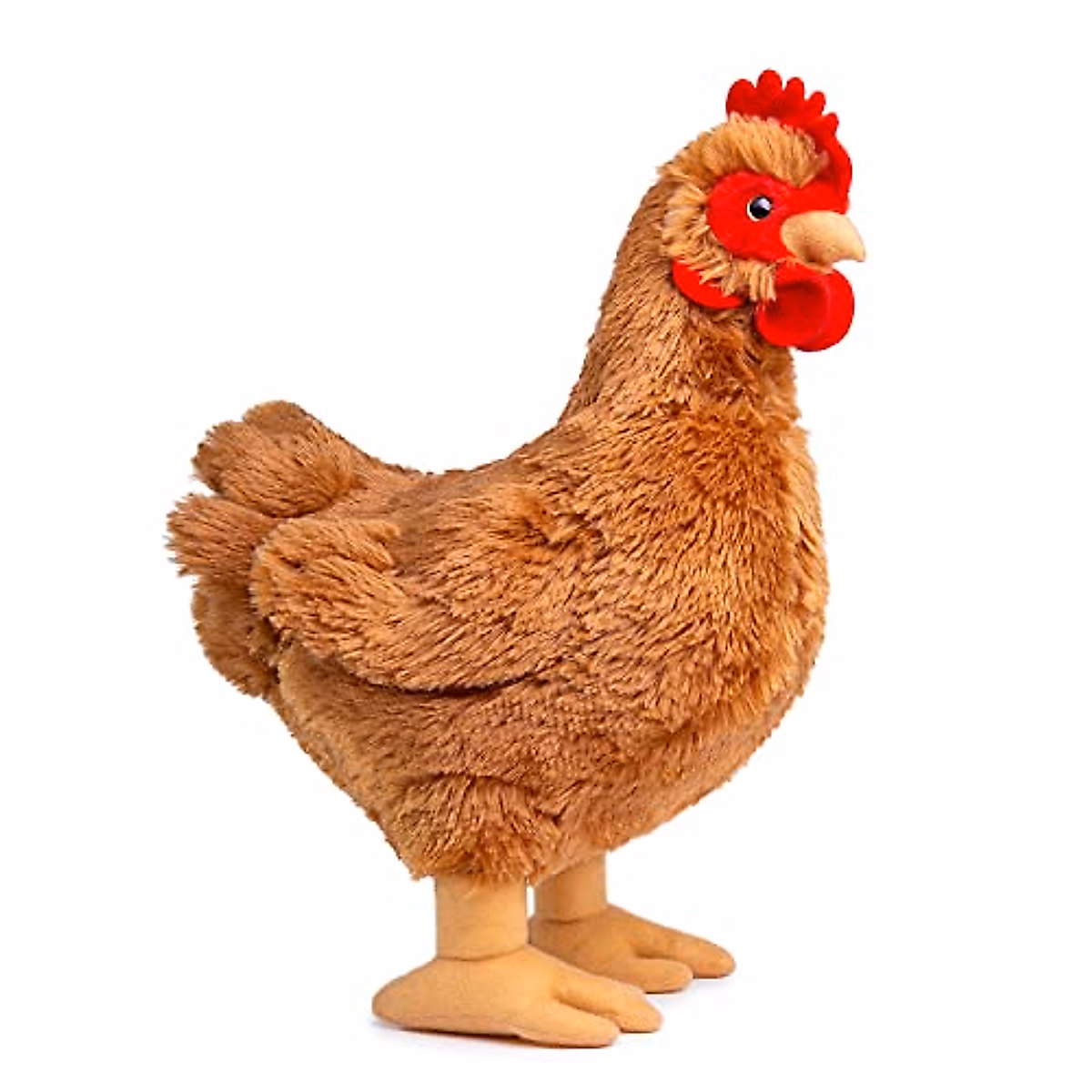 FRANKIEZHOU Realistic Chicken Toy -13”,Lifelike Hen Stuffed Animals, Soft Chicken Stuffed Toys, Plush Chicken,Chicken Toys for Kids, Cry Babies,Home Decor,Hen Pillow for Kids