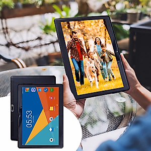 ufehgfjh Upgraded 10.1-Inch Tablet Computer 2+16g 10-Core Android10.0 Ultra-Thin HD Screen Learning Game Video Office Tablet Supports Dual Sim Card Voice Call 4500mah Battery (Black)