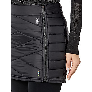 Smartwool Women's Smartloft Merino Wool Mid Rise Zip Skirt (Regular Fit), Black, Medium