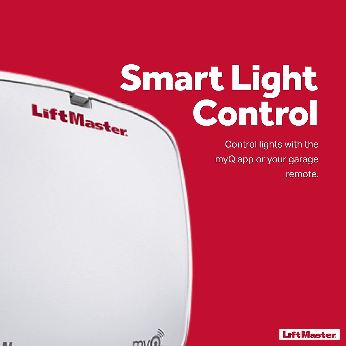 LiftMaster 827LM Ceiling or Wall Mounted MyQ Remote 1500 Lumens LED Garage Light with Timer-to-Close