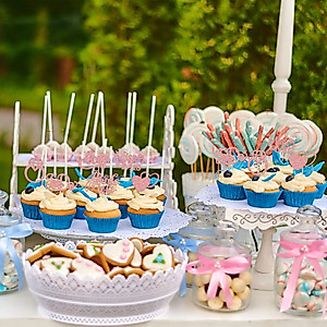 Gyufise 24Pcs Bride to Be Cupcake Toppers Rose Gold Glitter I Do Love Heart Ring Miss To Mrs Cupcake Picks Bridal Shower Cake Decorations for Wedding Engagement Bachelorette Party Supplies