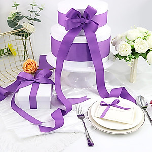 1 Inches Grosgrain Ribbons Fabric Ribbons, 20 Colors*2 Yards Each Total 40 Yards, Boutique Ribbons for Gifts Wrapping, DIY Bow Hair Accessories