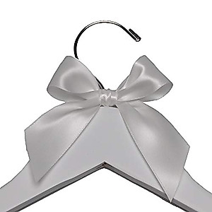 Vnque Wedding Dress Hanger Bride Hanger Wire Hanger Bridal Gift (White Gold Wire)