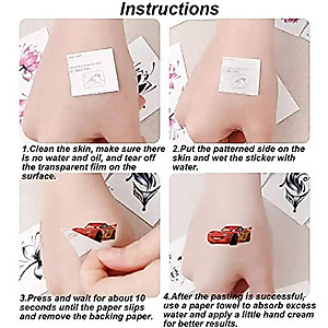 8 Sheets Cars Temporary Tattoos for Kids, Truck Race Car Birthday Party Supplies Truck Birthday Decorations for Kids Boys Girls Party Favors Racing Car Theme Party Decorations Party Gifts