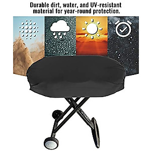 NUPICK Portable Grill Cover for Coleman Roadtrip LXX / LXE / 285 / 225 Grill, Waterproof and Windproof Small Grill Cover, Come with Grill Brush