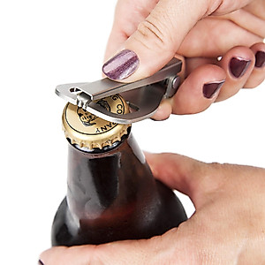 Pryclip Tie Clip Bottle Opener - Polished Stainless Steel Tie Clip with Gift Bag