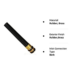 Hi-Tech Bend and Spray Water Nozzle - Heavy Duty, Flexible Garden Hose Attachment - Control Water Use and Spray 1 Unit