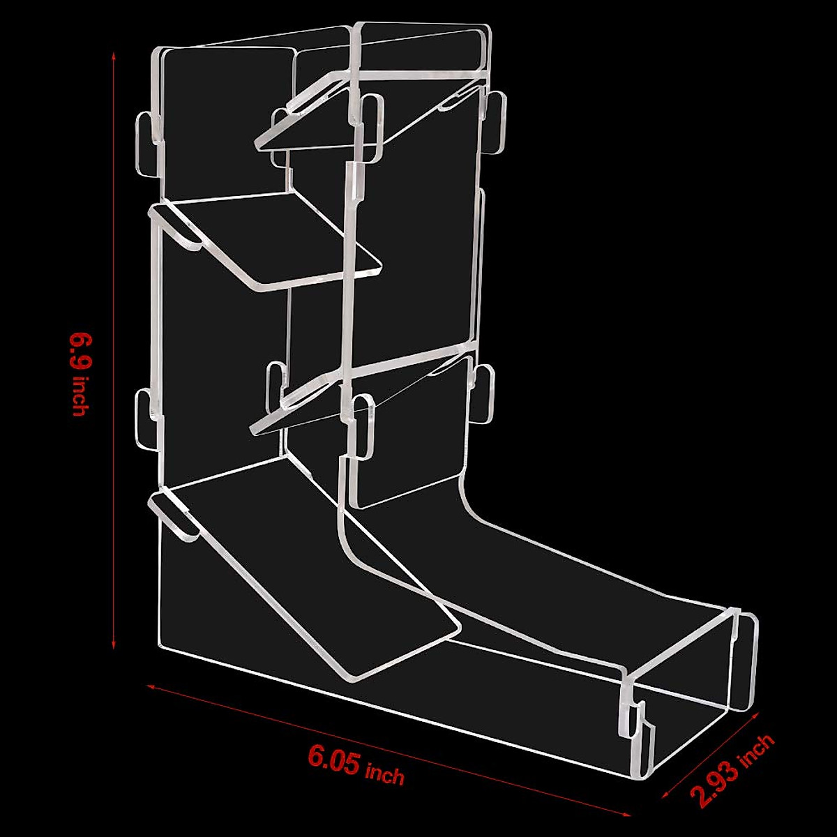 Dice Tower, Dice Rolling Tower Kit with Double Sided Matte Protective Film, Please Tear Off Before Use & Tray Collapsible Portable Easy Roller for Desktop Board Game,RPG, D&D & Foxta