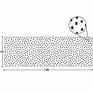 Black Painted Dots on White Better Than Paper® Bulletin Board Roll