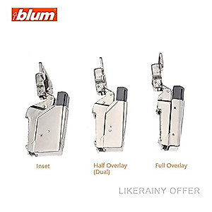 (8 PCS) Blum BLUMOTION 973A0500 Soft and Effortless Self Closing Mechanism for Full Overlay Hinge Application, Made in Austria, Kitchen Hinge Damper, Cabinet Door Soft Close Hinge Buffer