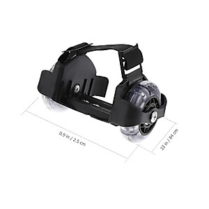 ABOOFAN Heel Skating Rollers Ws s Two Wheels Rollers