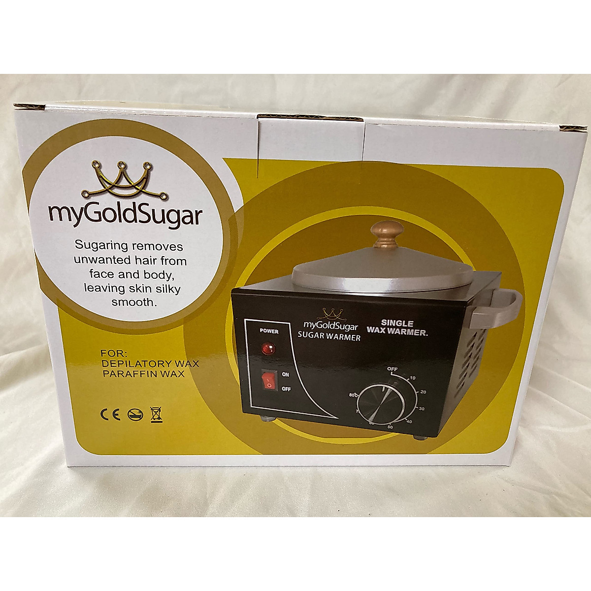 My Gold Sugar Warmer - Sugar Wax Pot - Sugaring Heater - Sugar Pot