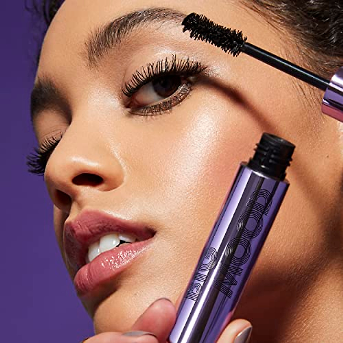 e.l.f. Big Mood Mascara, Instantly Creates Long-Lasting, Bold & Lifted, Voluminous Lashes, Infused with Jojoba Wax, Deep Brown, 0.30 fl Oz